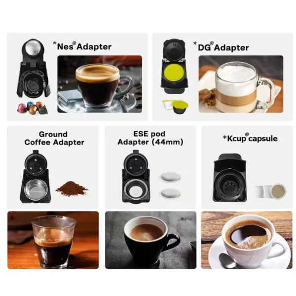 HiBREW 5 in 1 Multiple Capsule Coffee Machine - Xclusive Brands